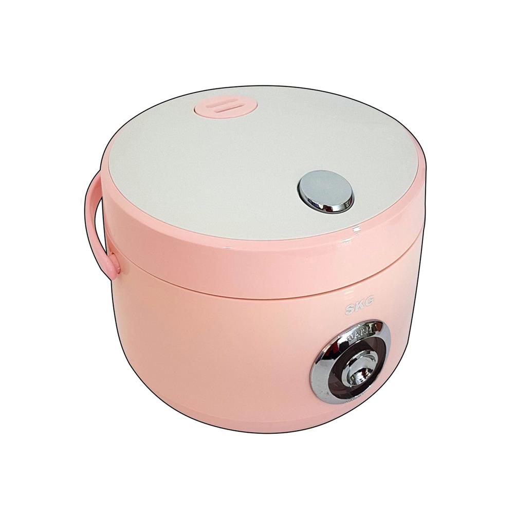 หม้อหุงข้าว MANUAL SKG SK-618 1.8 ลิตร สีขาว/ชมพู
