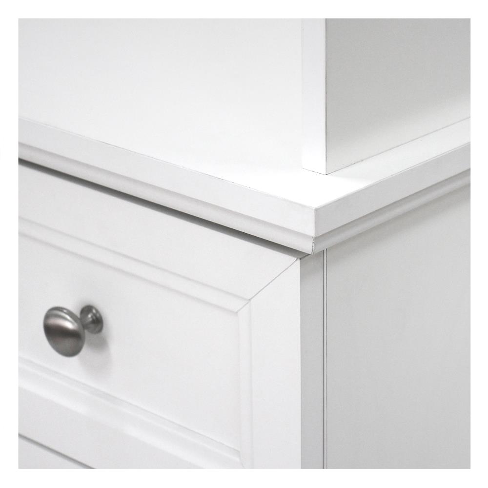 ตู้เสื้อผ้าบานผสม FURDINI HELENA 80 ซม. สีขาว