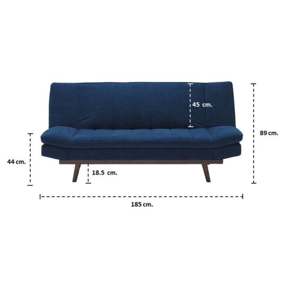 โซฟาเบด 3 ที่นั่ง KONCEPT MALICIA 19208454 สีฟ้า